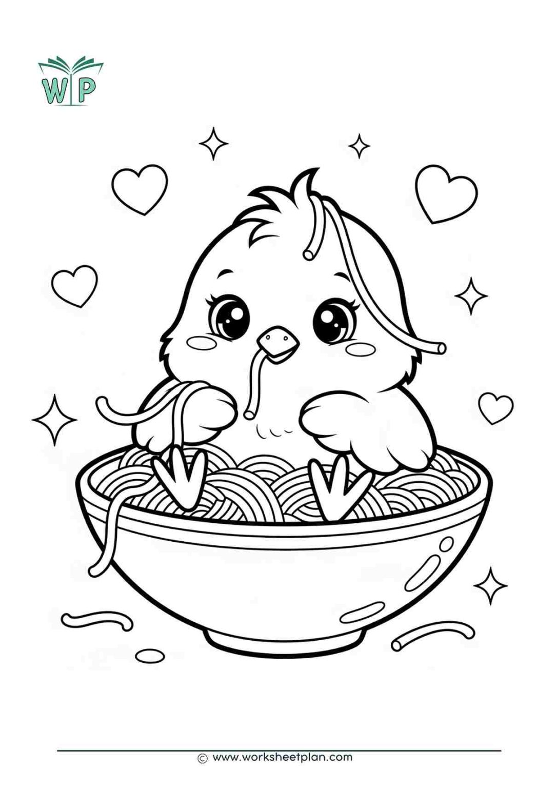 Chickens Coloring Pages » Worksheet Plan