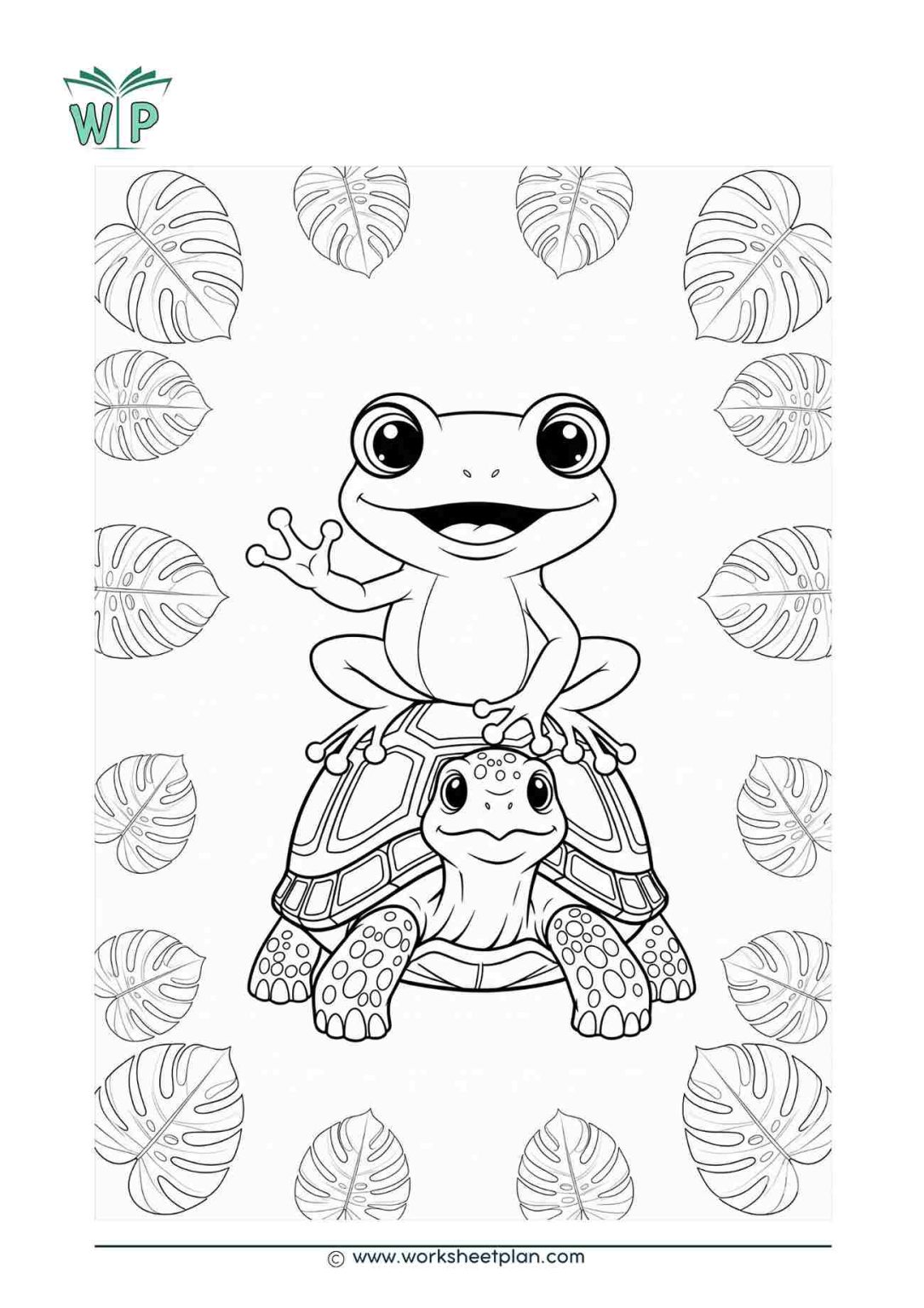 Turtles Coloring Pages » Worksheet Plan