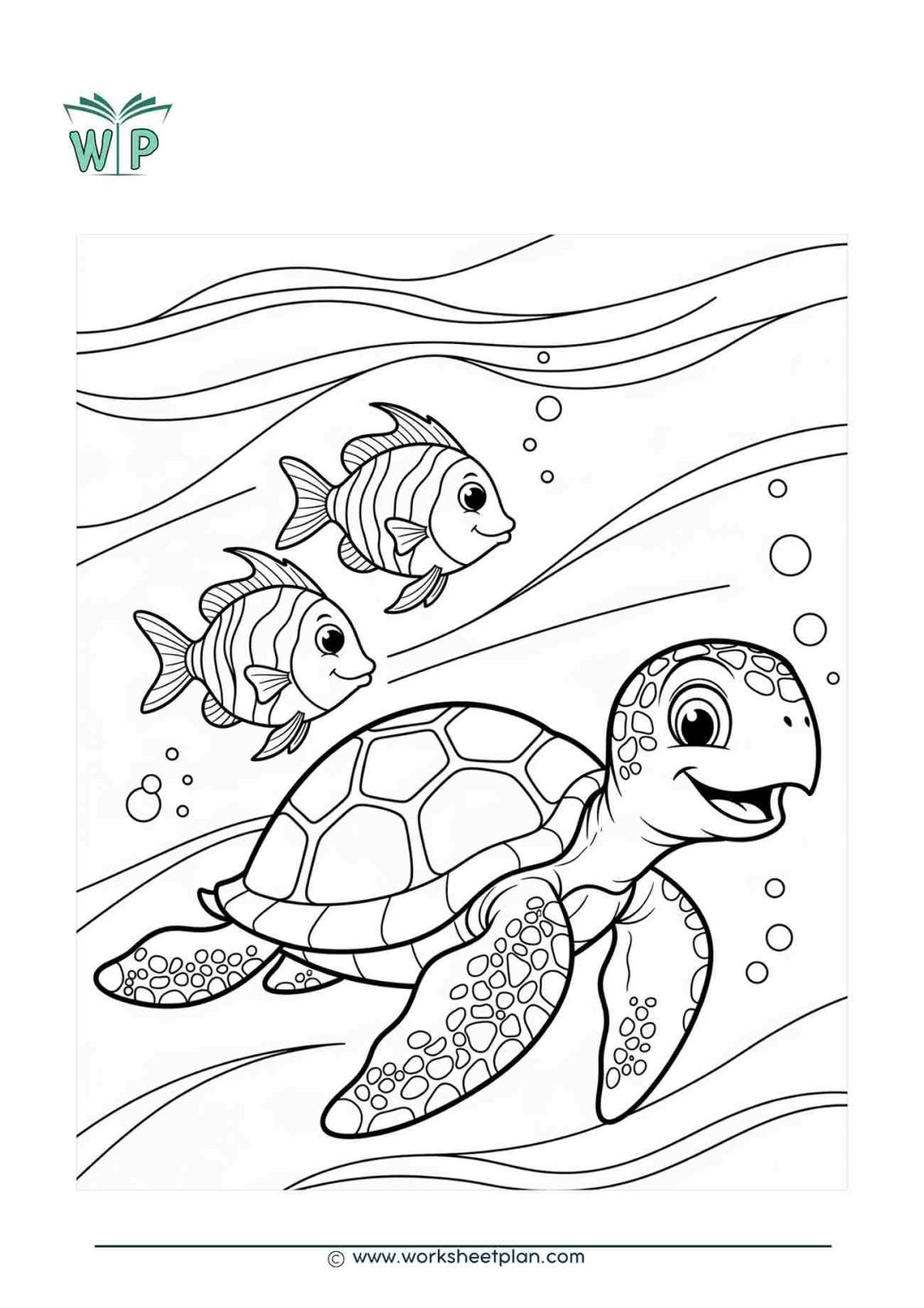 Turtles Coloring Pages » Worksheet Plan