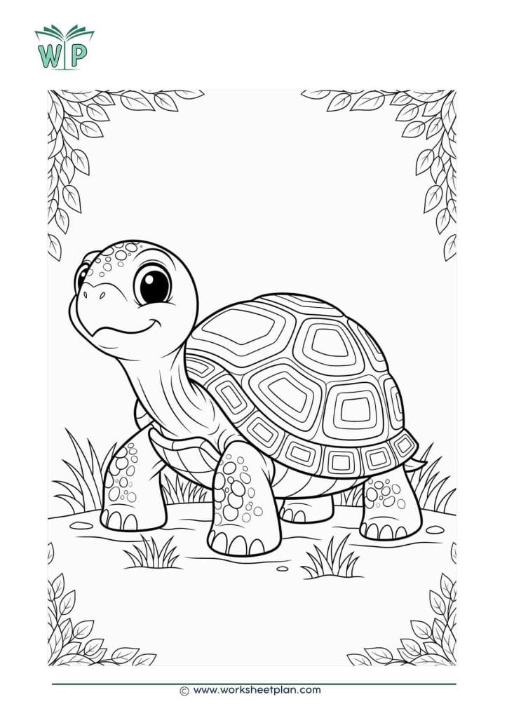 Turtles Coloring Pages » Worksheet Plan