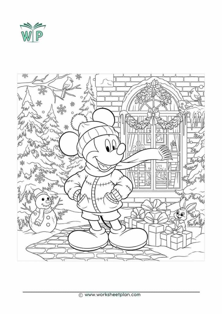 Mickey Mouse Coloring Pages » Worksheet Plan