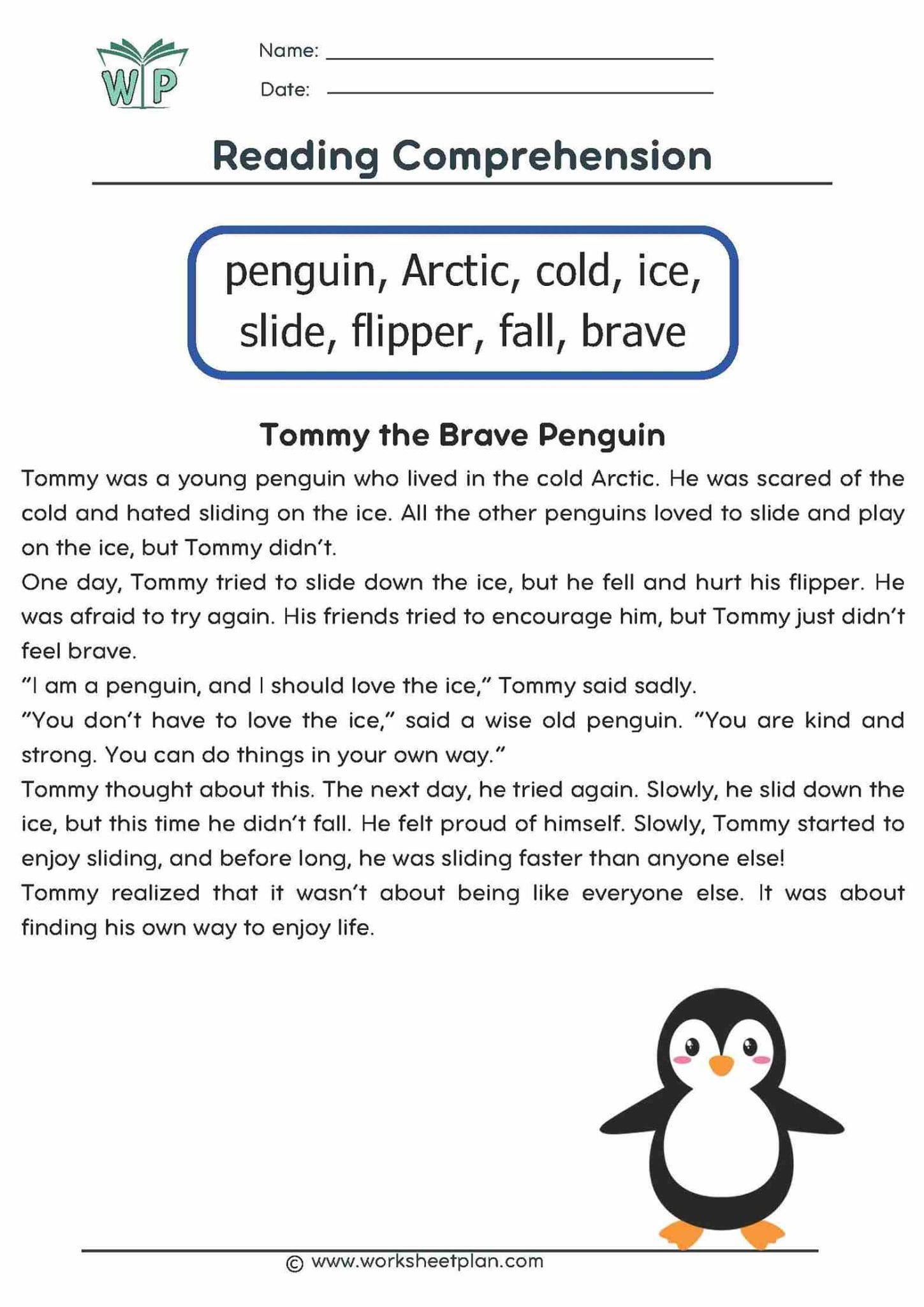 Reading Comprehension Worksheets » Worksheet Plan