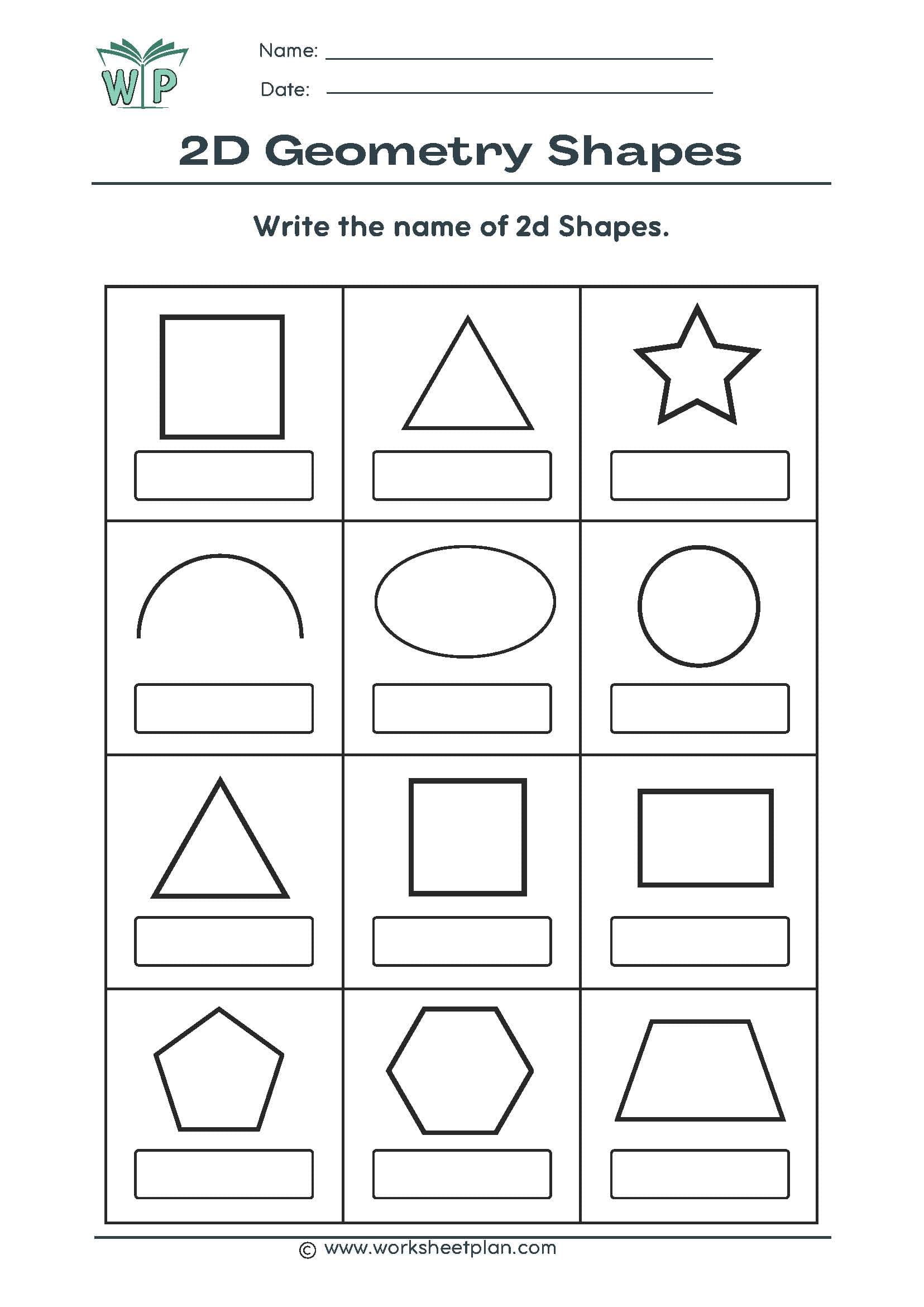 Geometry Worksheets For Grade 1 » Worksheet Plan