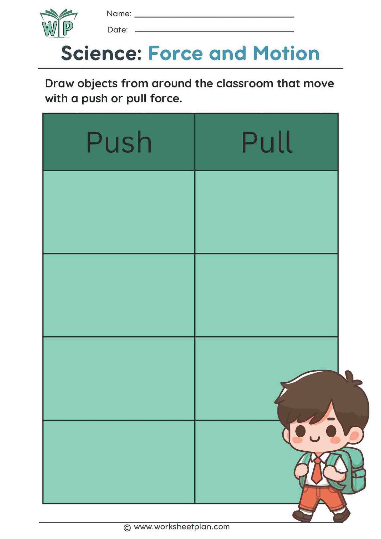 Kindergarten Science Worksheets » Worksheet Plan