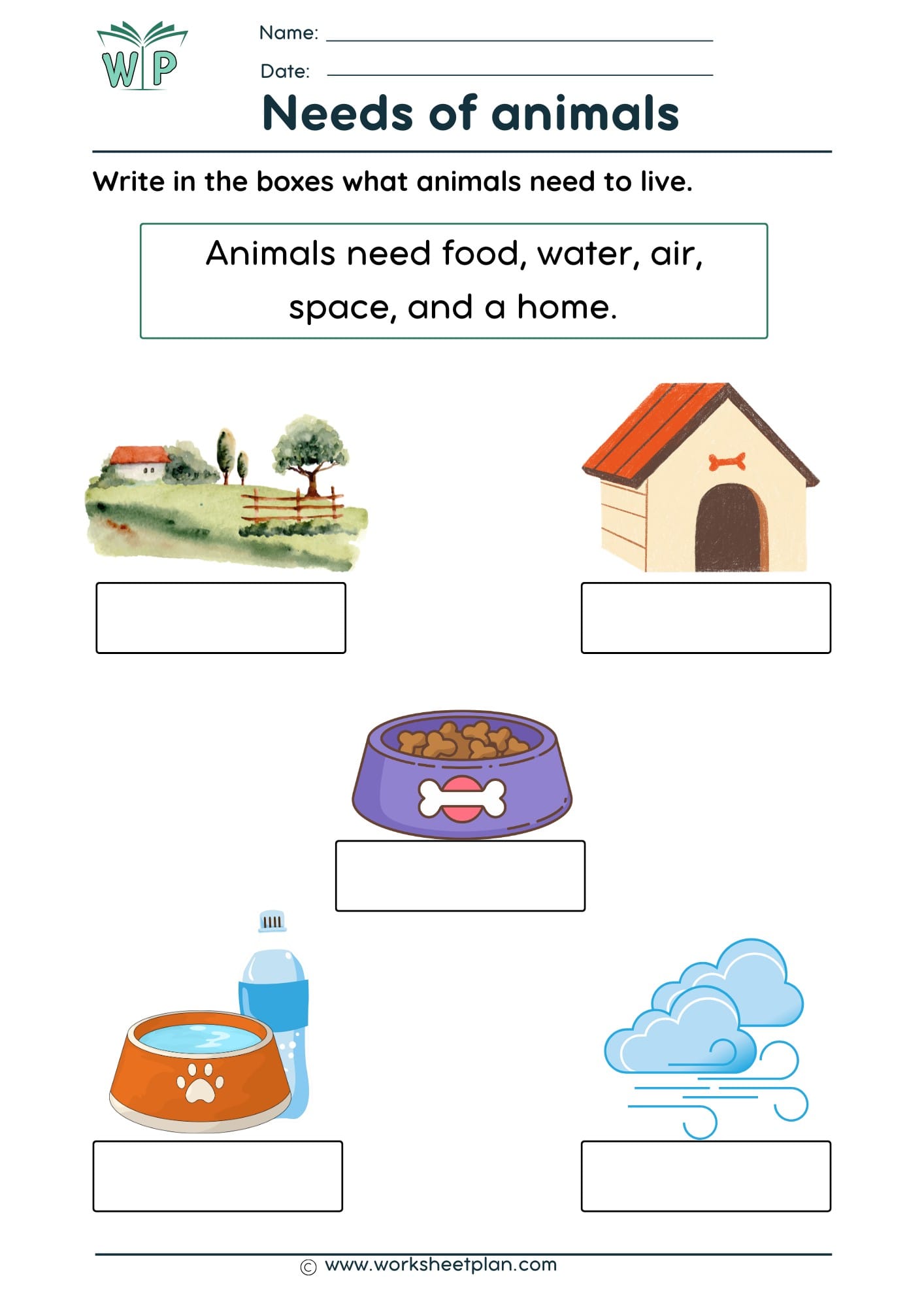 Animal Worksheets » Worksheet Plan
